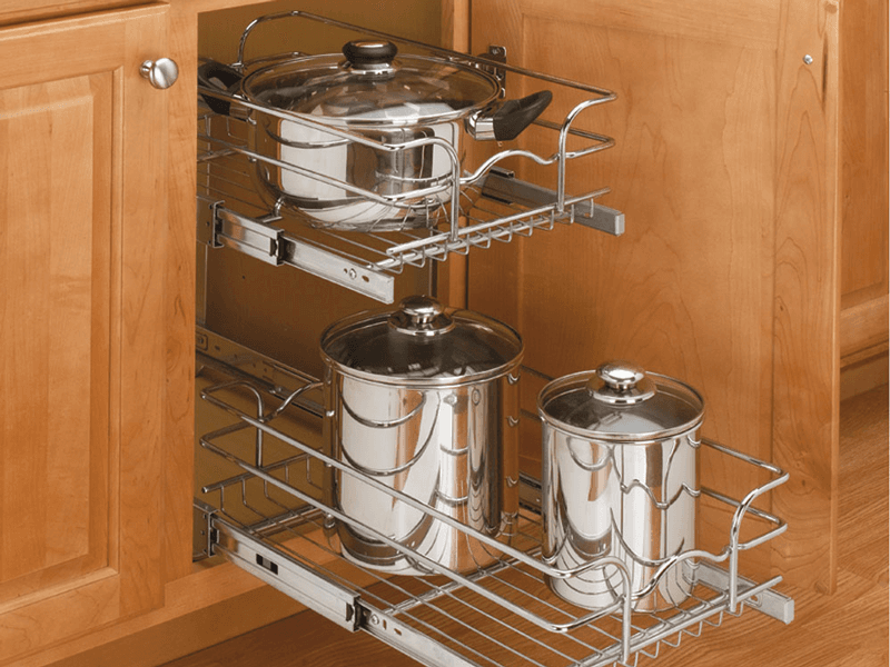 Pull Out Baskets | 2-Tier & 3-Tier Organizers for Cabinet Makers ...