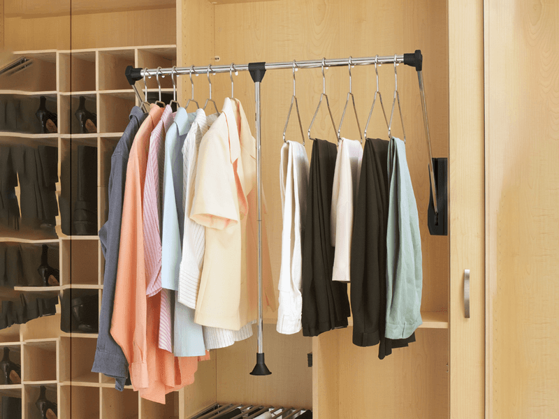 Closet Rods, Pull Down | Space-Saving Solutions for Contractors | Wurth ...