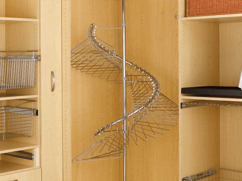 Retail Display Components | Spiral Clothes Racks for Contractors ...