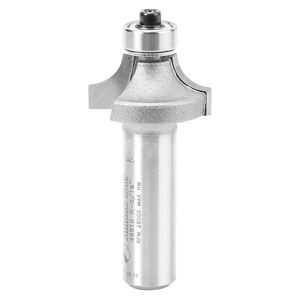 2-7/16" x 5/16" Radius Corner Rounding Bit with Ball Bearing Guide, 2 ...