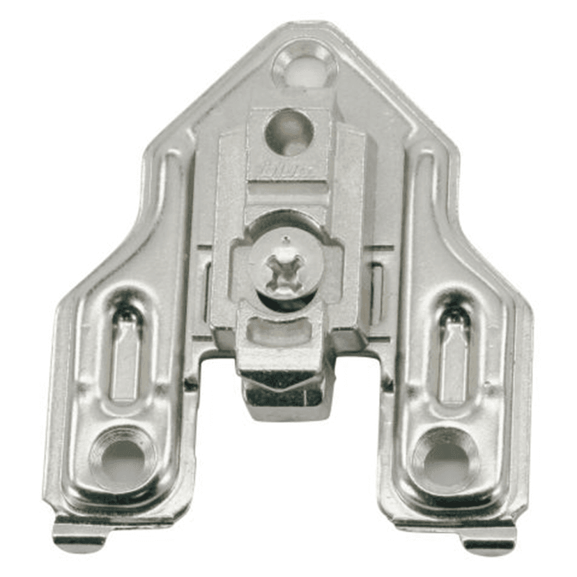 Clip Cam Adjustable Face Frame Mounting Plate, Nickel-Plated, Screw-On ...