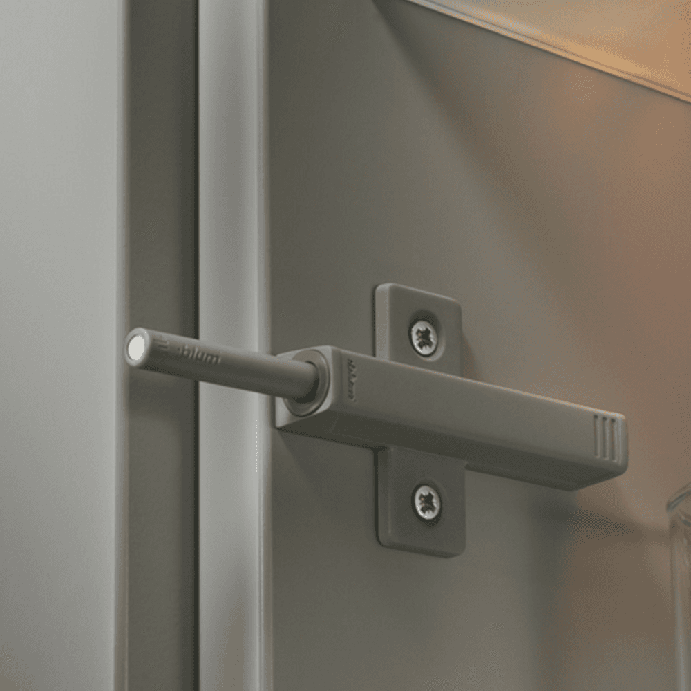 Tip-On Push to Open Wing Adaptor Plate, Gray | Würth Louis & Company