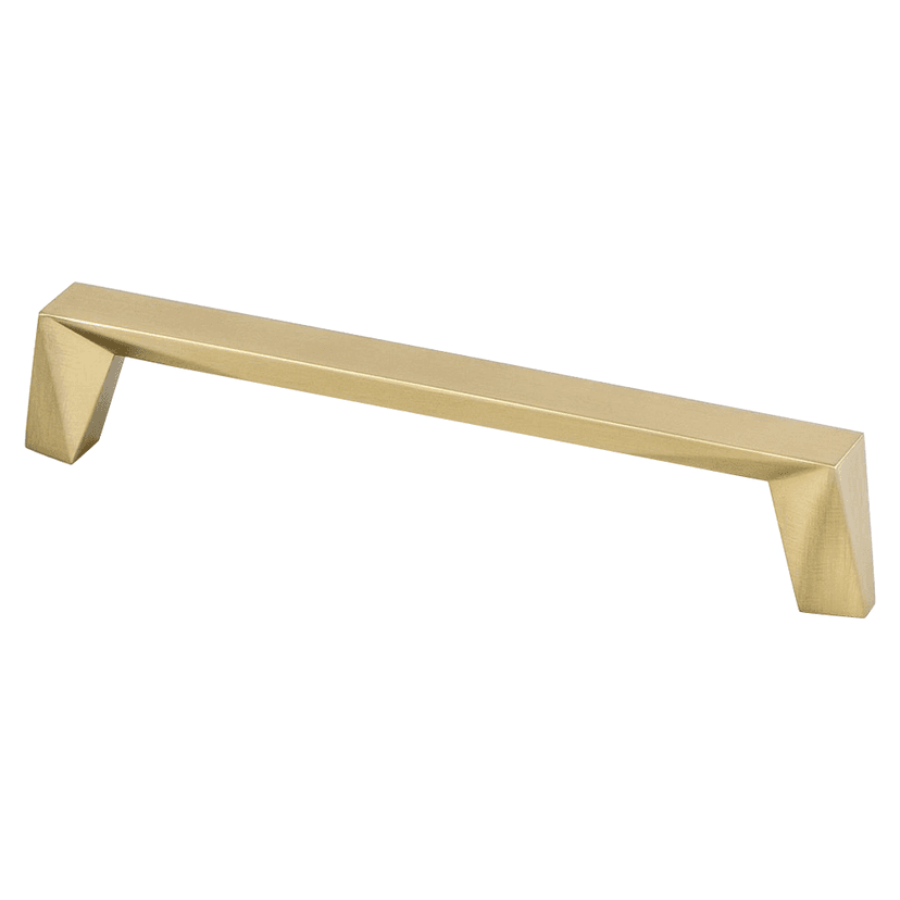 160mm Swagger Decorative Bar Pull, Modern Brushed Gold, 6-3/4" Length ...