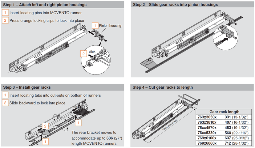 Movento Lateral Stabilizer Set for 763/769 | Würth Louis & Company