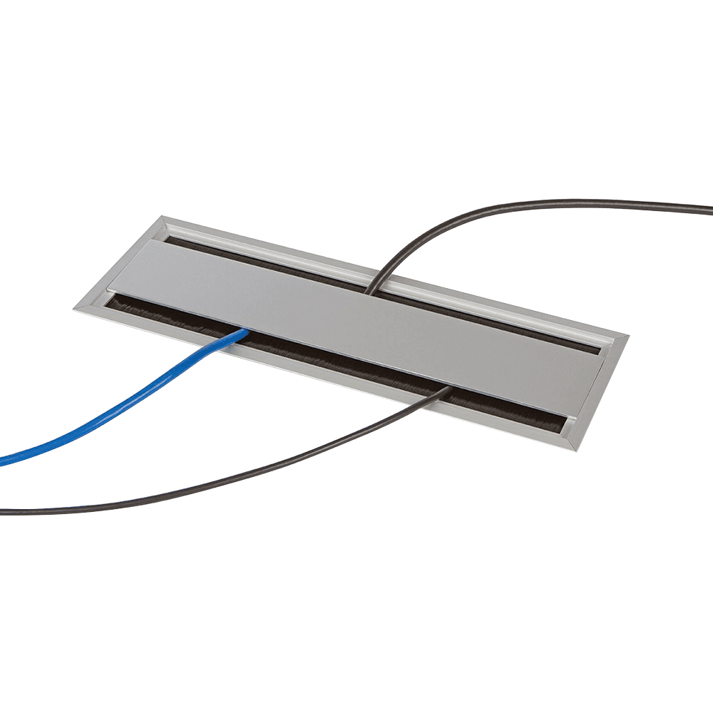 12-19/32" Dual Sided Desk Grommet, Satin Aluminum | Würth Louis & Company