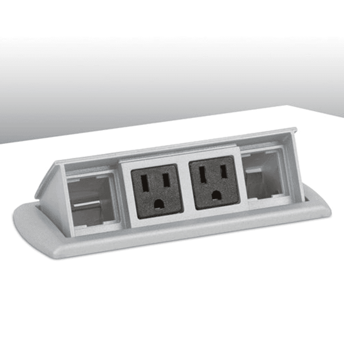 6-7/8" Power and Data Grommet, Matte Black | Würth Louis & Company