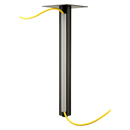 1' Curved Wire Manager Raceway, Grey | Würth Louis & Company