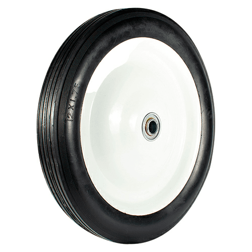 12" W-MH Rubber Wheel with 1/2" Metal Hub | Würth Louis & Company