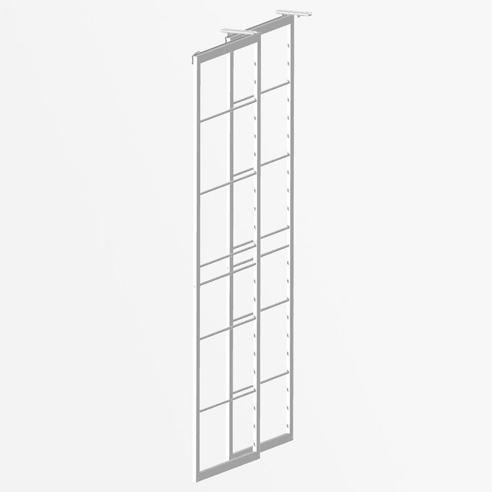 DryAway 30" Vertical Pullout Laundry Drying Rack in White, Space-Saving ...