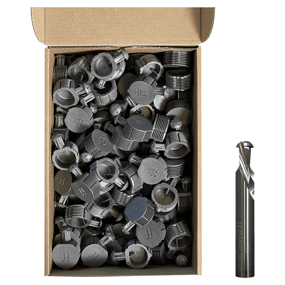 Peanut 1 Connector, Pearl Dark Grey (200/Box) | Würth Louis & Company