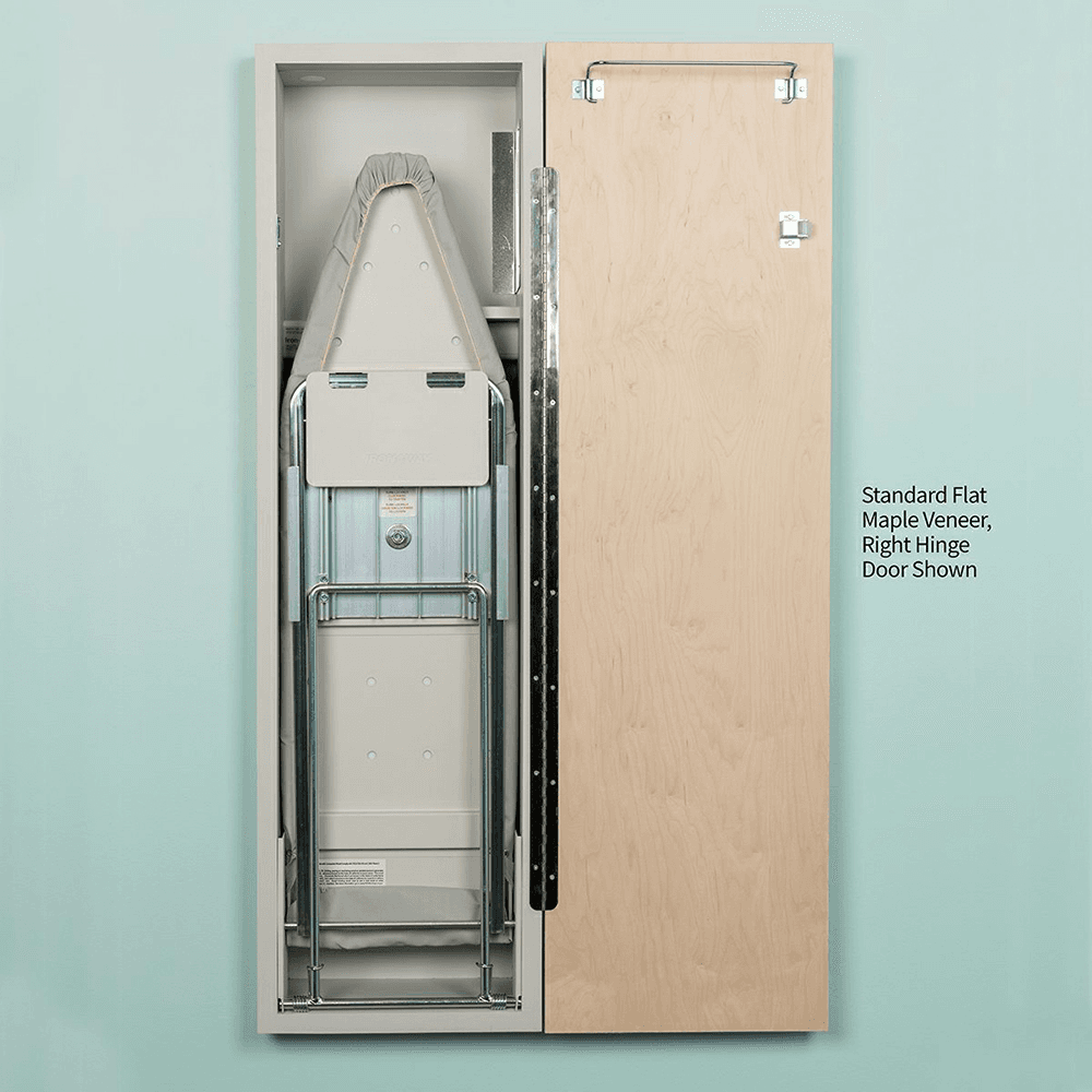 7-3/4" Raised Maple Door Non-Electric Ironing Center with 42" Swiveling ...