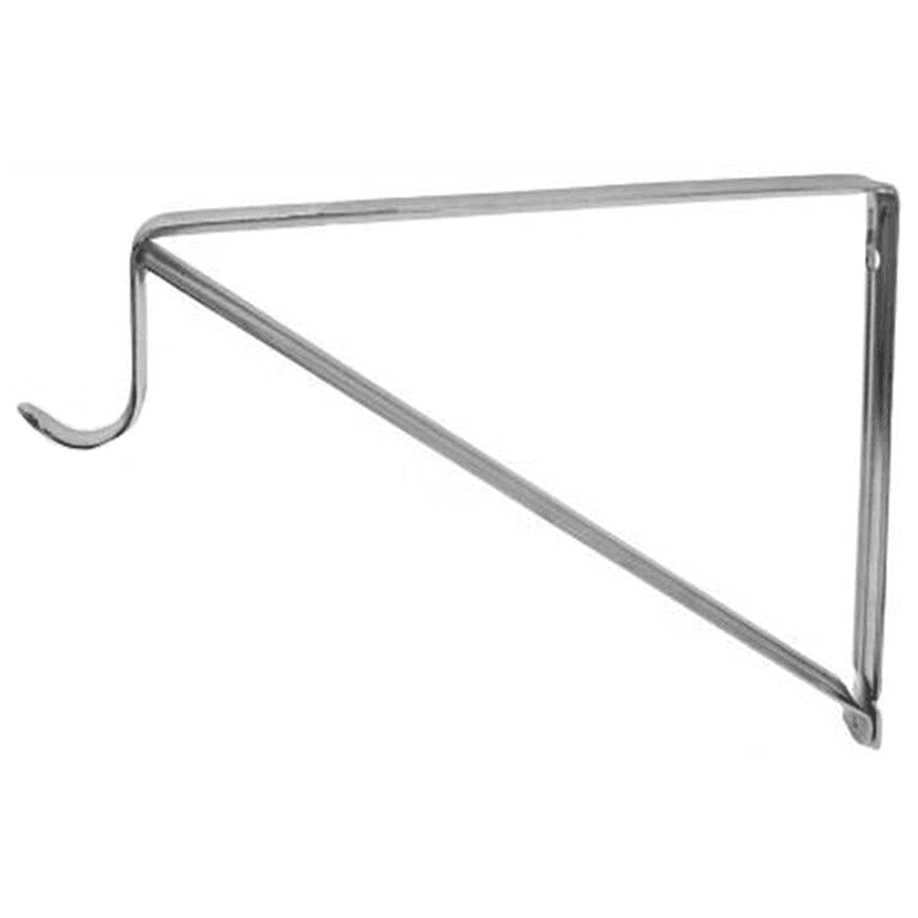 13" Closet-Pro Heavy-Duty Shelf/Rod Bracket, Chrome Finish | Würth ...