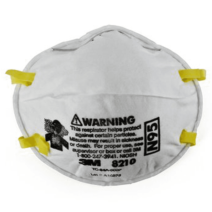 8210 N95 Particulate Respirator, Box of 20 | Würth Louis & Company