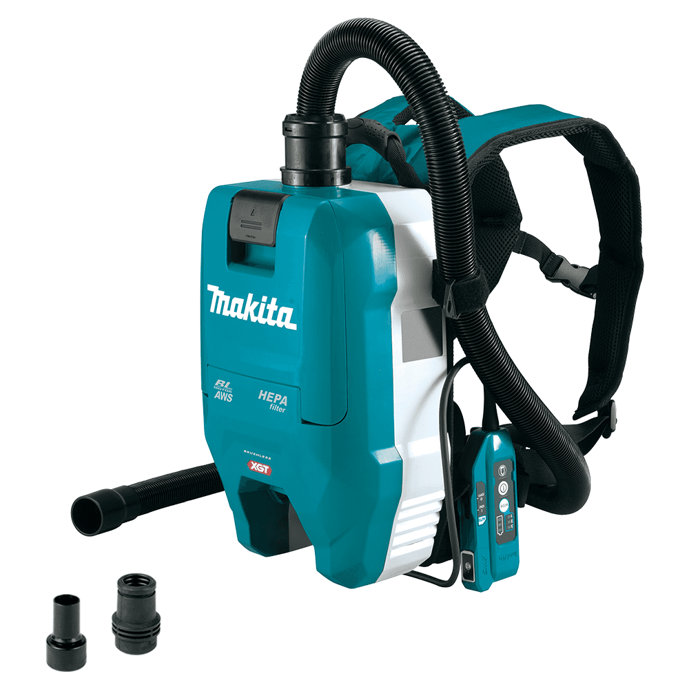 40V max XGT 1/2 Gallon Brushless Cordless HEPA Filter Backpack Dry Dust ...