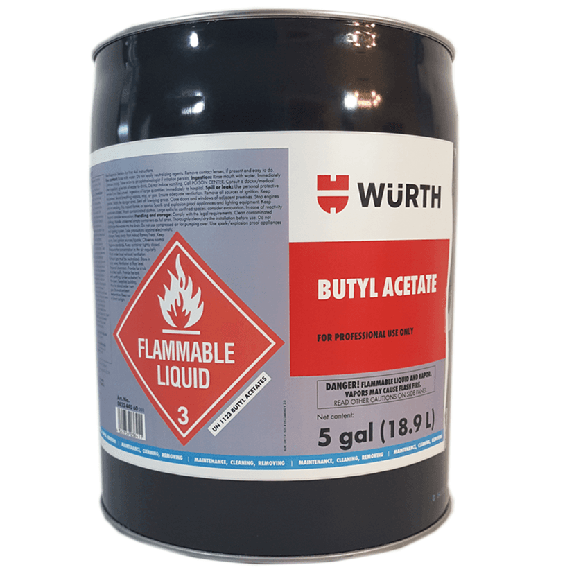 N-Butyl Acetate, 5 Gallon Pail | Würth Louis & Company