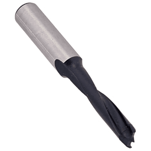 8mm x 53.5mm Dowel Drill Router Bit, 8mm Shank | Wurth Louis and Company