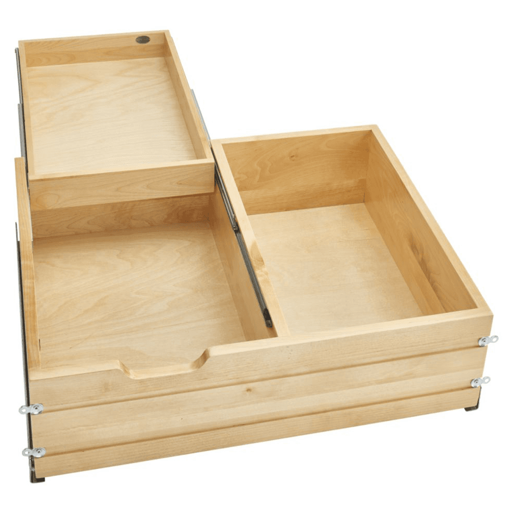 28-1/2" Tiered Deep Drawer with BLUMOTION Soft-closing for Full Access ...