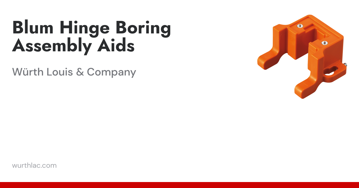 Blum Hinge Boring Assembly Aids | Precision Tools for Cabinet Makers ...