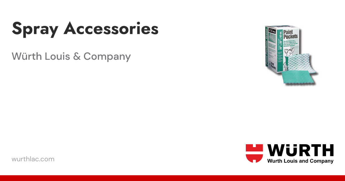 Spray Accessories | Adhesive Spray Tips & Tools for Woodworkers | Wurth ...