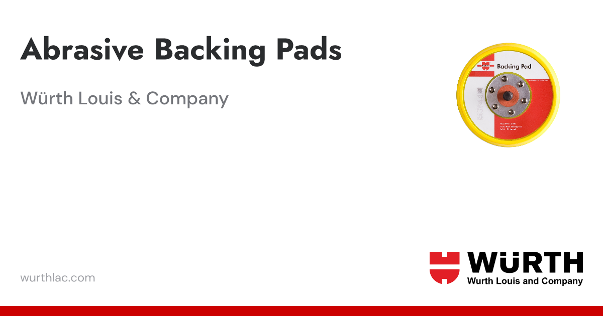 Abrasive Backing Pads | Durable Sanding Solutions for Professionals ...