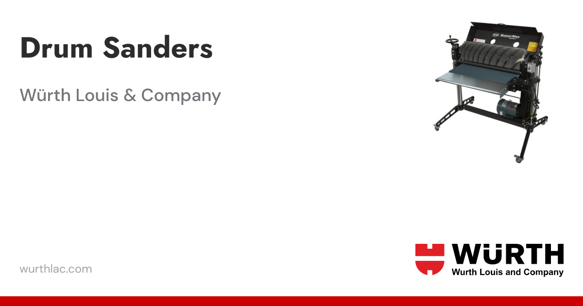 Drum Sanders | High-Performance Sanding Machines for Woodworkers ...