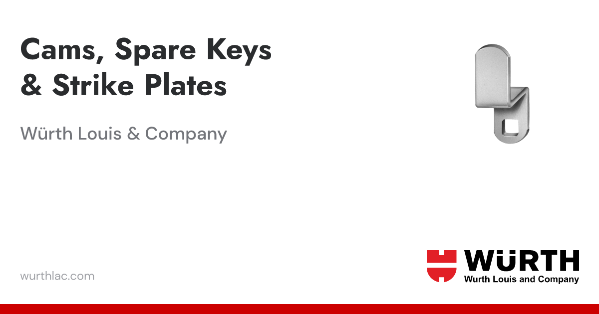 Cams, Spare Keys & Strike Plates | Essential Solutions for Contractors ...