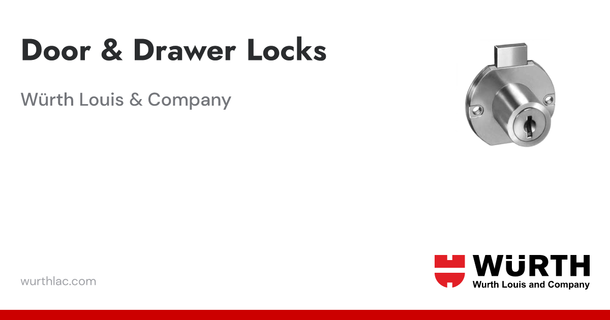 Door & Drawer Locks | Robust Security Solutions for Woodworkers | Wurth ...