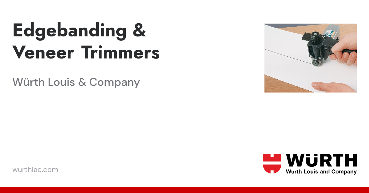 Edgebanding & Veneer Trimmers | Precision Trimmers for Cabinet Makers ...