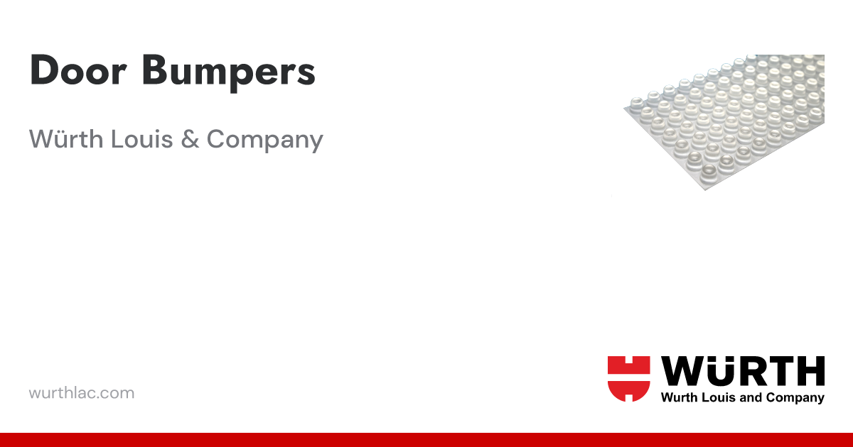 Door Bumpers | Self-Adhesive & Rubber Bumpers for Contractors | Wurth ...