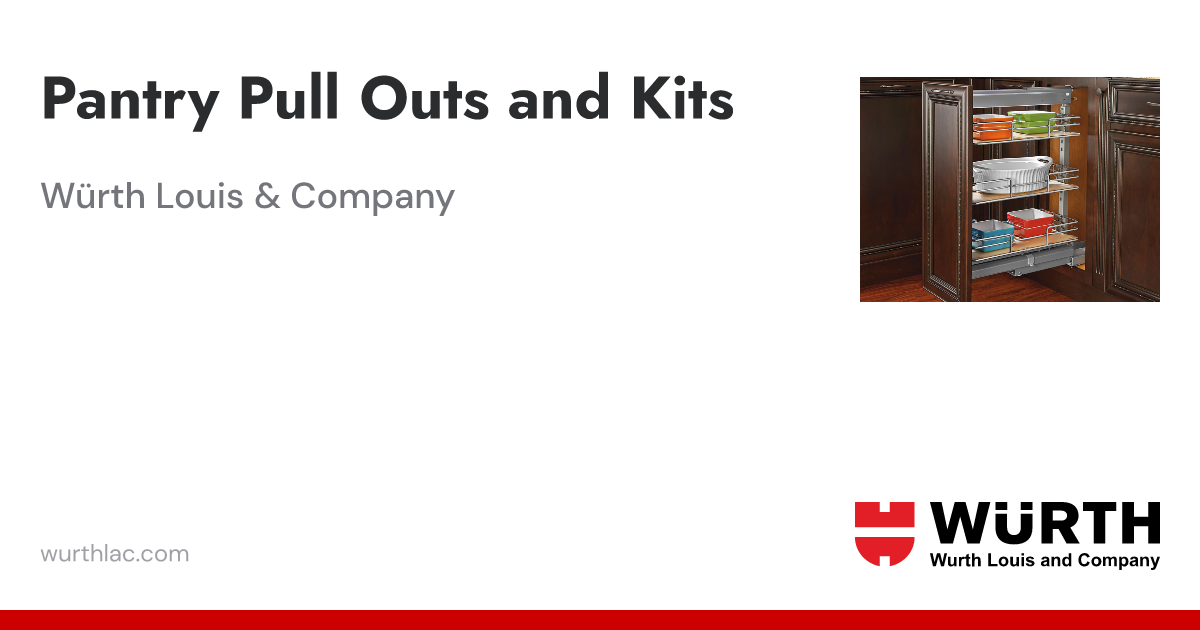 Pantry Pull Outs and Kits | Soft-Close Kitchen Organizers for Cabinet ...