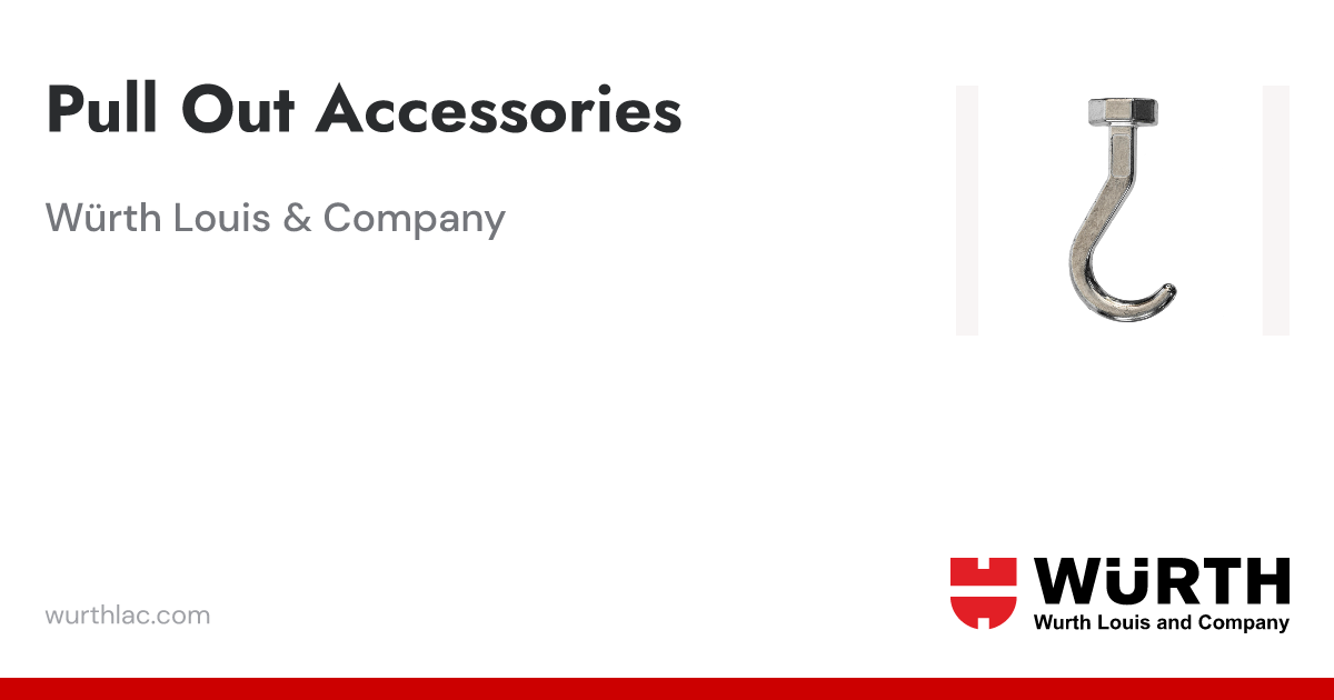 Pull Out Accessories | Kitchen Hardware for Cabinet Makers | Wurth ...