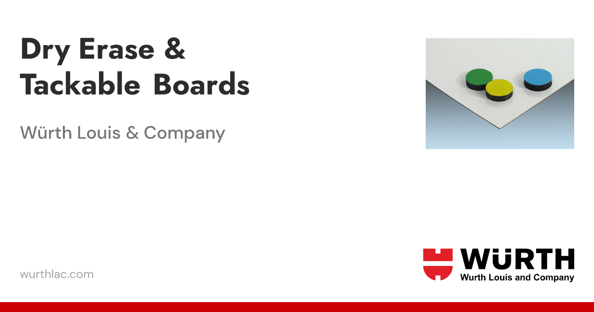 Dry Erase & Tackable Boards | Office & Workshop Solutions for ...