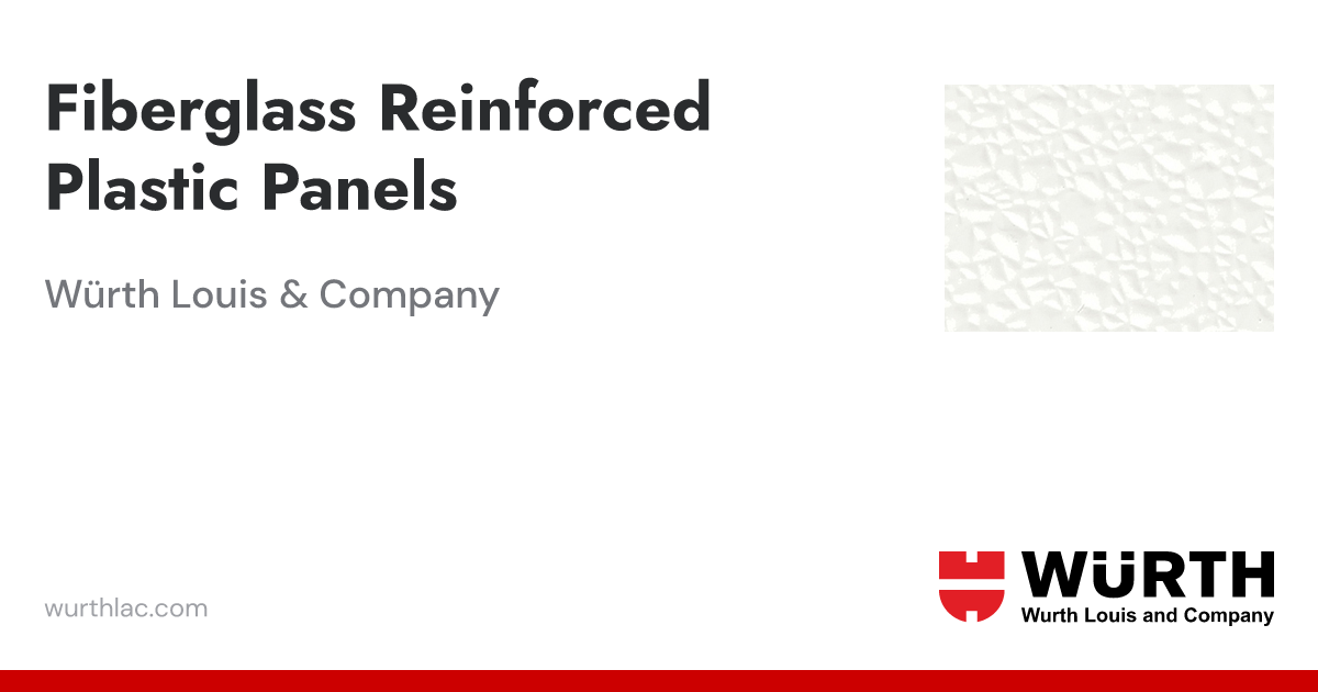 Fiberglass Reinforced Plastic Panels | Lightweight Composite Panels for ...