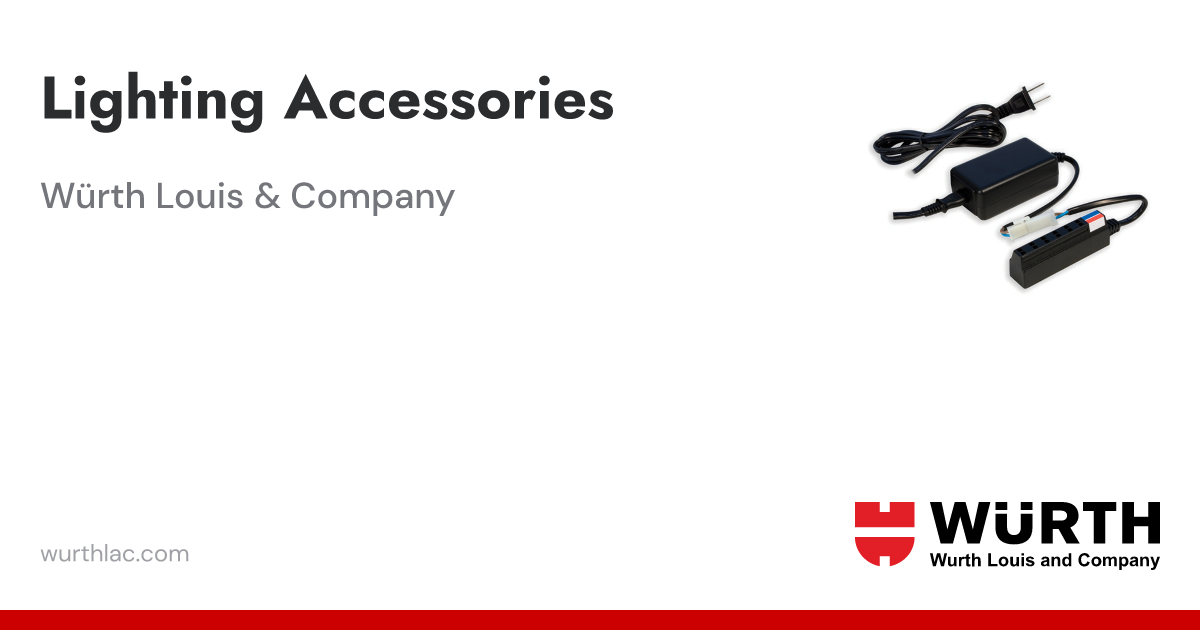 Lighting Accessories | 12V Power Supplies & Connectors for Contractors ...
