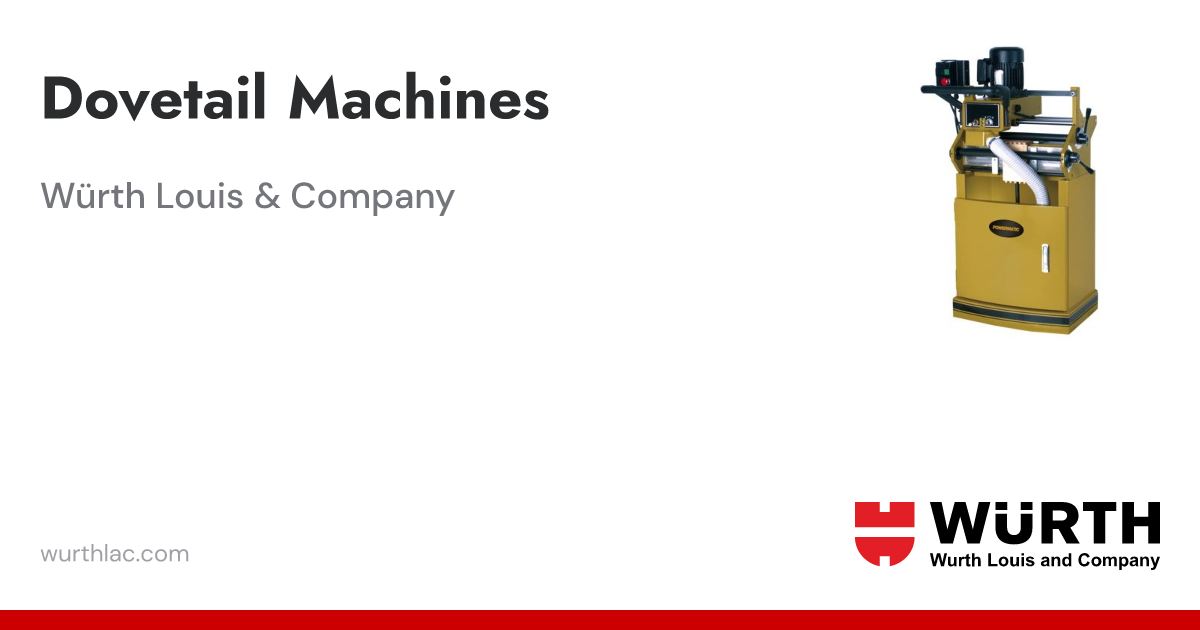 Dovetail Machines | Manual & Automatic Dovetailers for Cabinet Makers ...