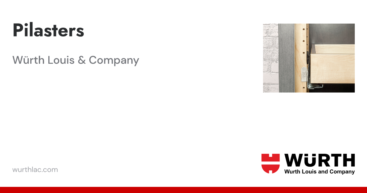 Pilasters | Heavy-Duty Aluminum & Steel Pilasters for Contractors ...