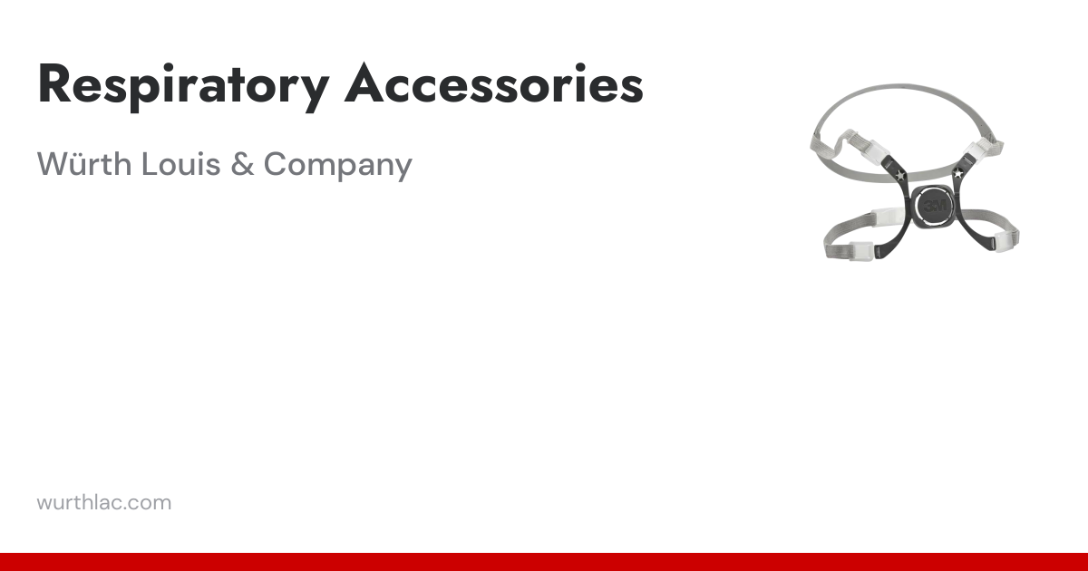 Respiratory Accessories | Head Harnesses for Industrial Shops | Wurth ...