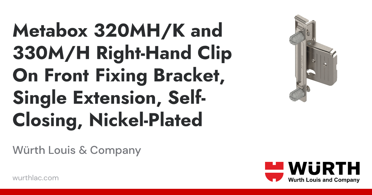 Metabox 320MH/K and 330M/H Right-Hand Clip On Front Fixing Bracket ...