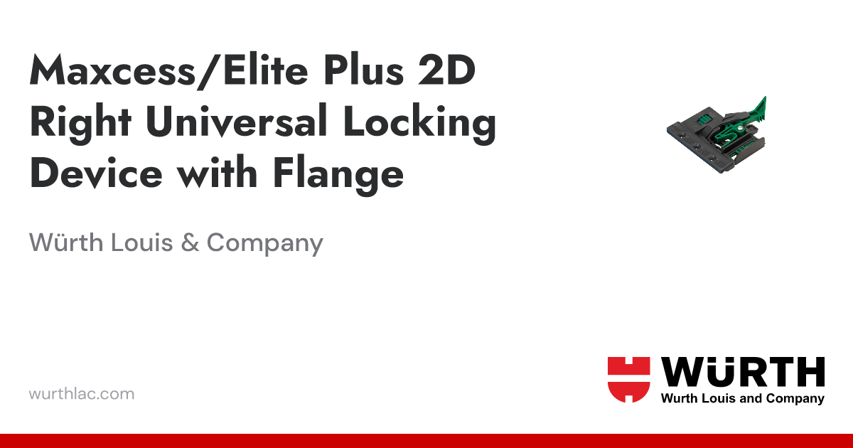 Maxcess/Elite Plus 2D Right Universal Locking Device with Flange ...
