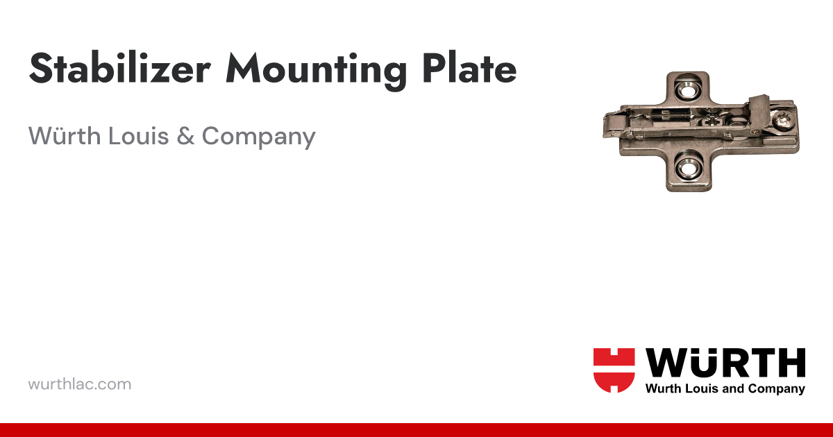 Stabilizer Mounting Plate | Würth Louis & Company