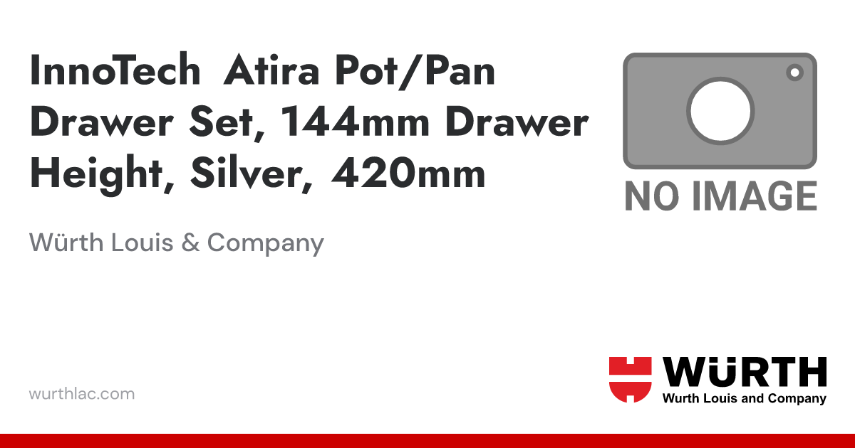 InnoTech Atira Pot/Pan Drawer Set, 144mm Drawer Height, Silver, 420mm ...