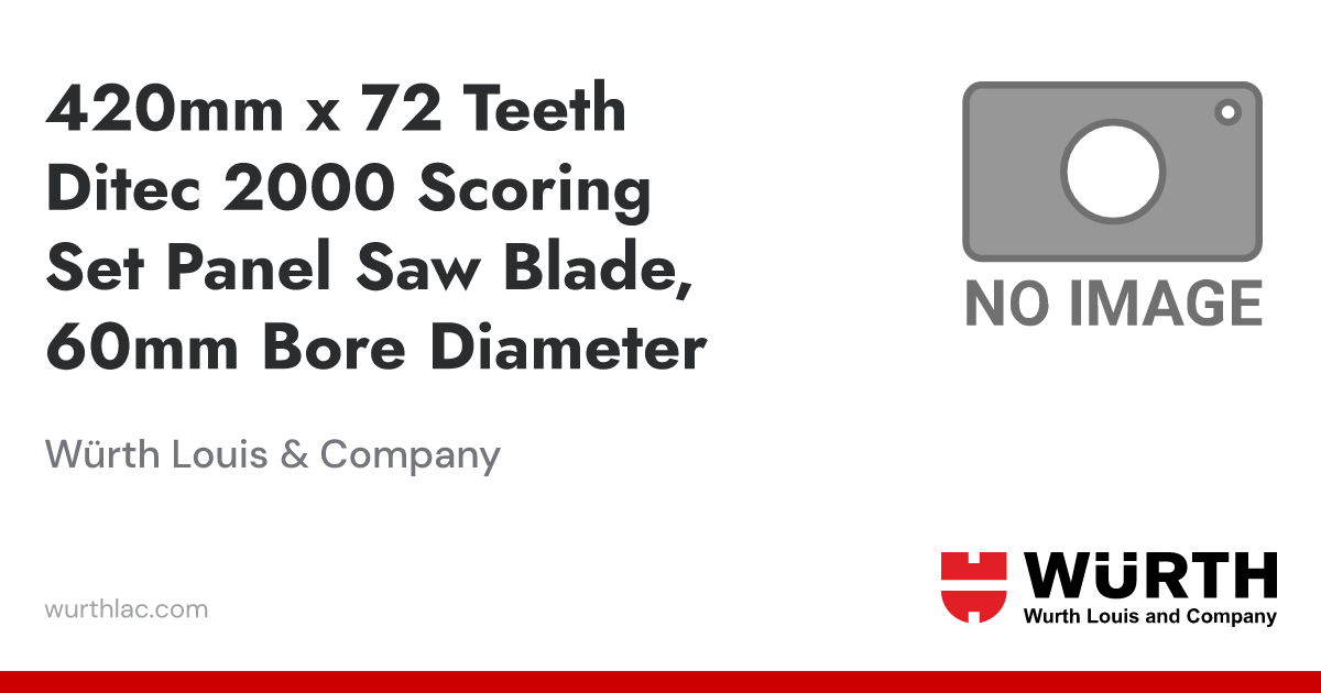 420mm x 72 Teeth Ditec 2000 Scoring Set Panel Saw Blade, 60mm Bore ...