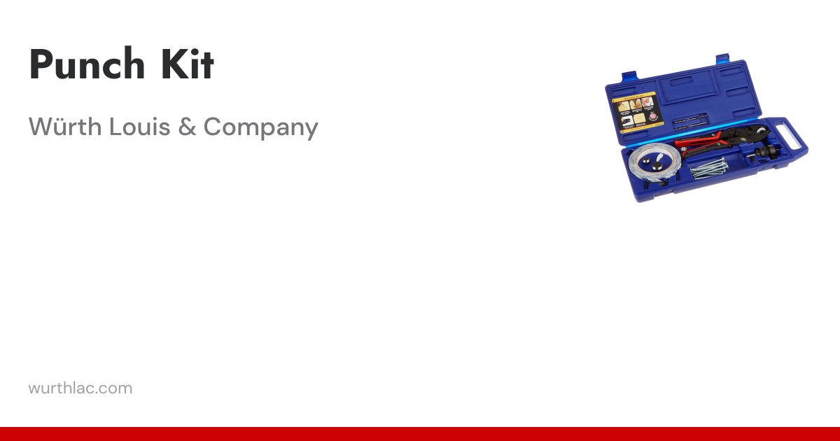Punch Kit | Würth Louis & Company