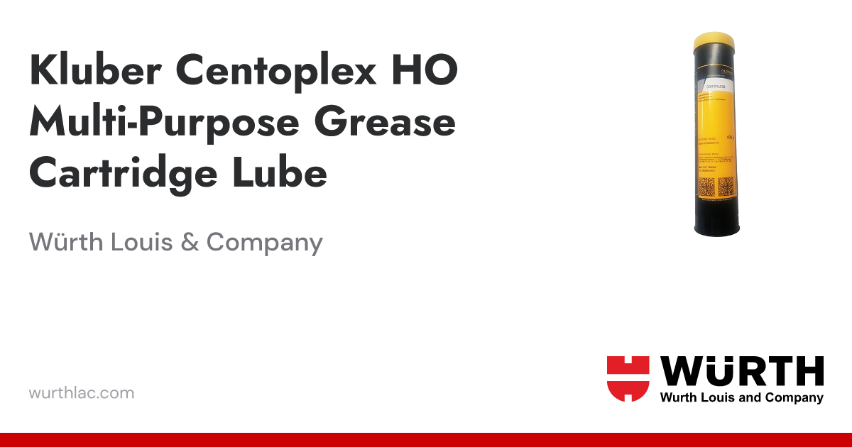 Kluber Centoplex HO Multi-Purpose Grease Cartridge Lube | Wurth Louis ...