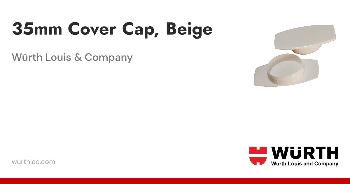 35mm Cover Cap, Beige | Würth Louis & Company