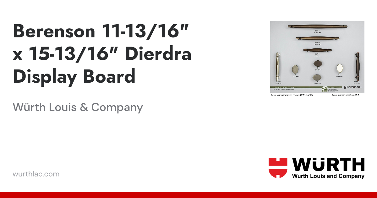 Berenson 11-13/16" x 15-13/16" Dierdra Display Board | Wurth Louis and ...
