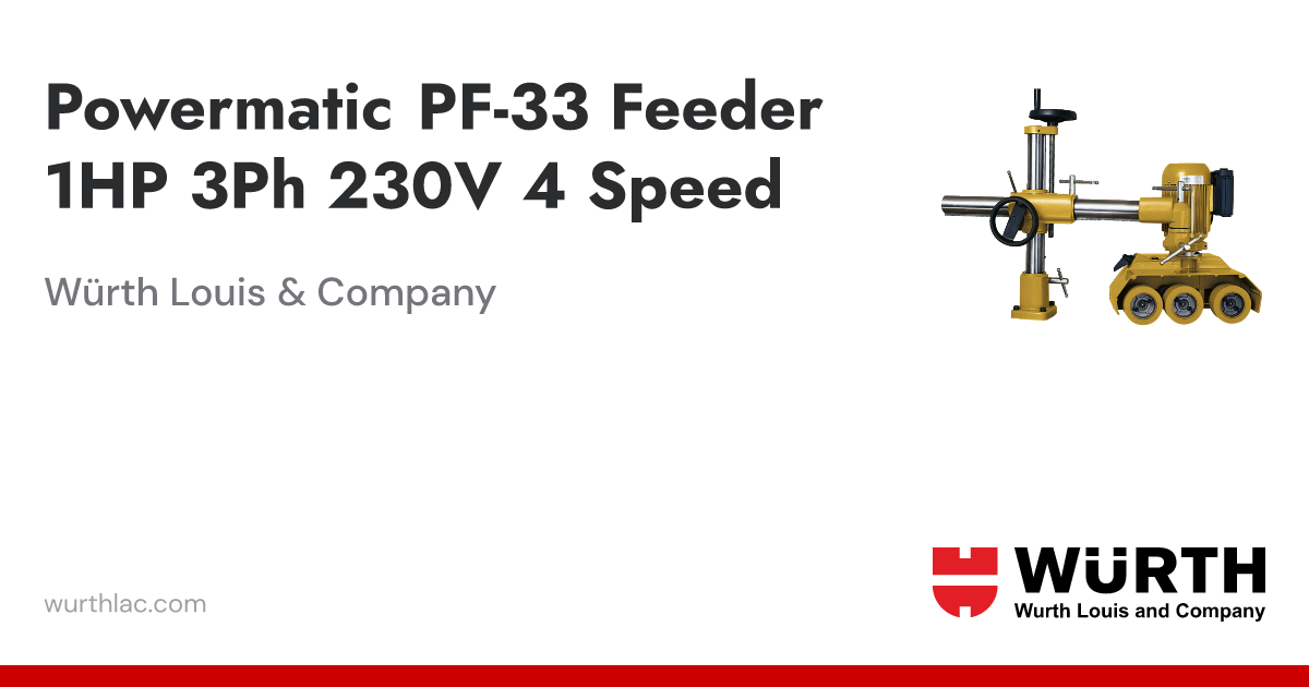 Powermatic PF-33 Feeder 1HP 3Ph 230V 4 Speed | Würth Louis & Company