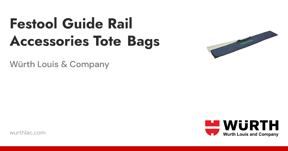 Festool Guide Rail Accessories Tote Bags | Wurth Louis and Company