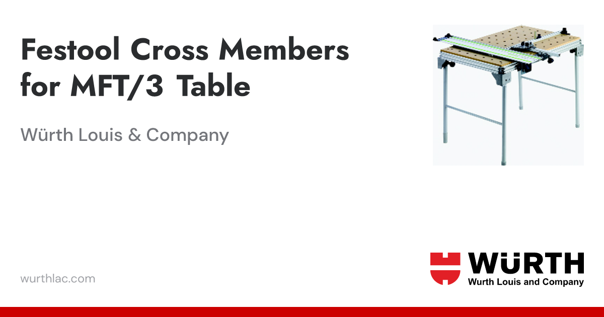 Festool Cross Members for MFT/3 Table | Würth Louis & Company