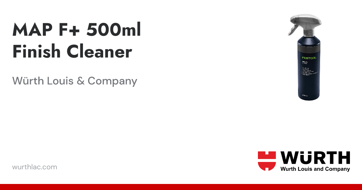 MAP F+ 500ml Finish Cleaner | Würth Louis & Company